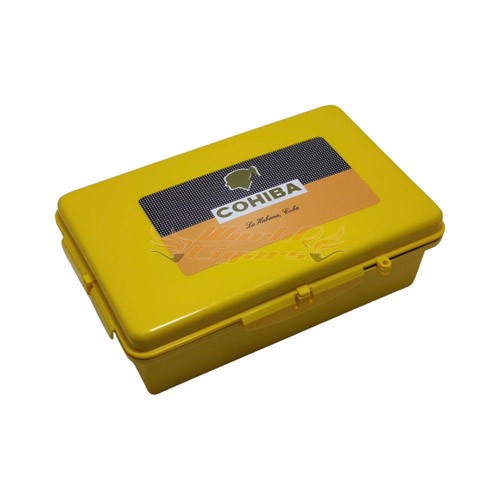 Caixa Viagem Charutos - Amarela | World Cigars Tabacaria e Presentes