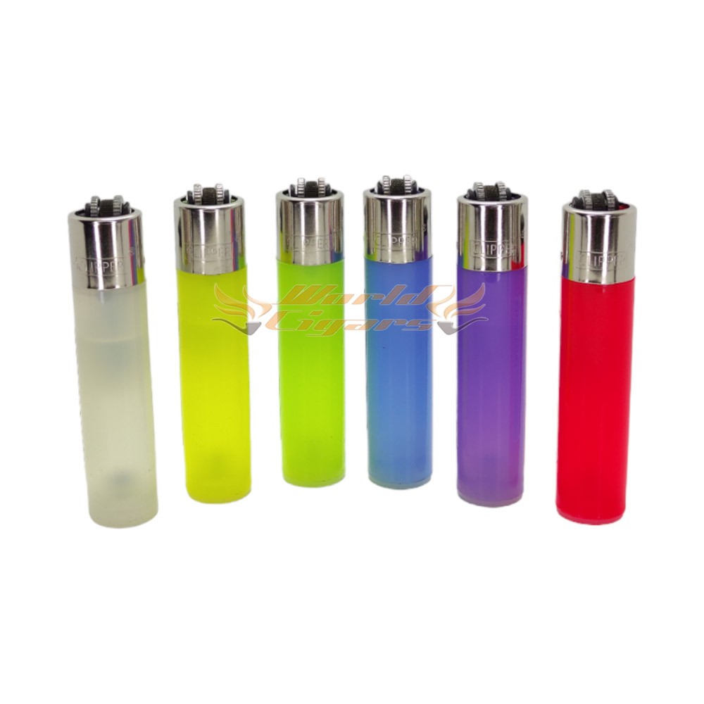 Isqueiro Clipper Grande - Translucido | World Cigars Tabacaria e Presentes