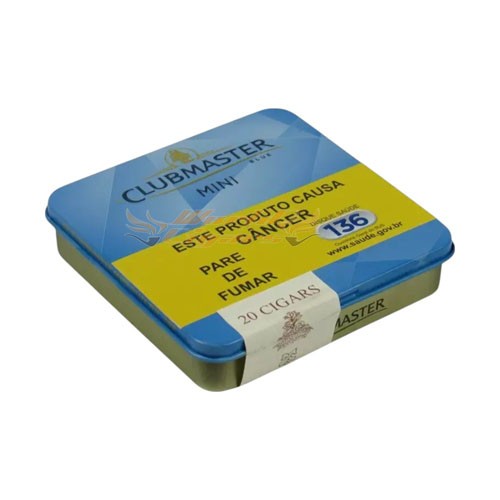 ClubMaster Mini Blue Lata C/20 | World Cigars Tabacaria e Presentes
