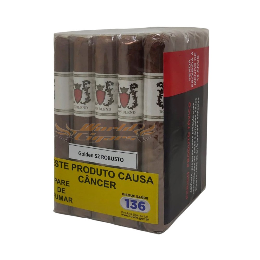 Don Blend Golden 52 Robusto - Maço C/25 | World Cigars Tabacaria e ...