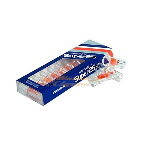 Filtro Mini Super 25 Cx C/10 | World Cigars Tabacaria e Presentes