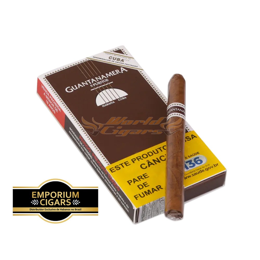 Guantanamera Puritos C/5 | World Cigars Tabacaria e Presentes