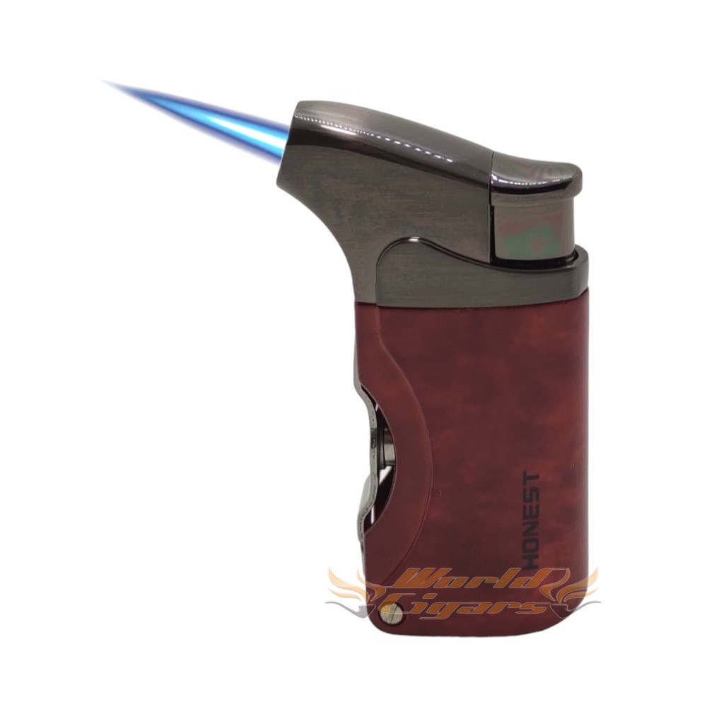 Isqueiro Maçarico Honest C/Furadores BCZ241 - Cor Madeira | World ...