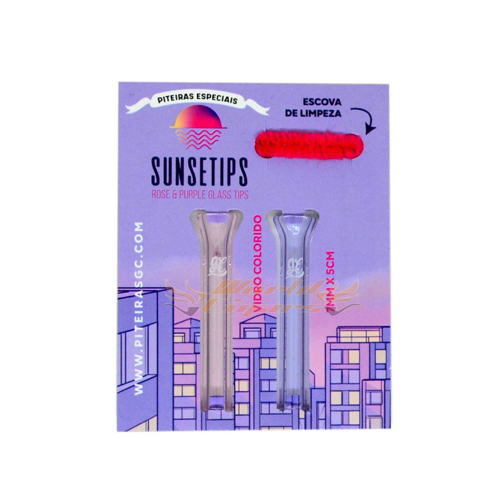 Piteira Glass Crew Tip - The Sunset 7mm | World Cigars Tabacaria e ...