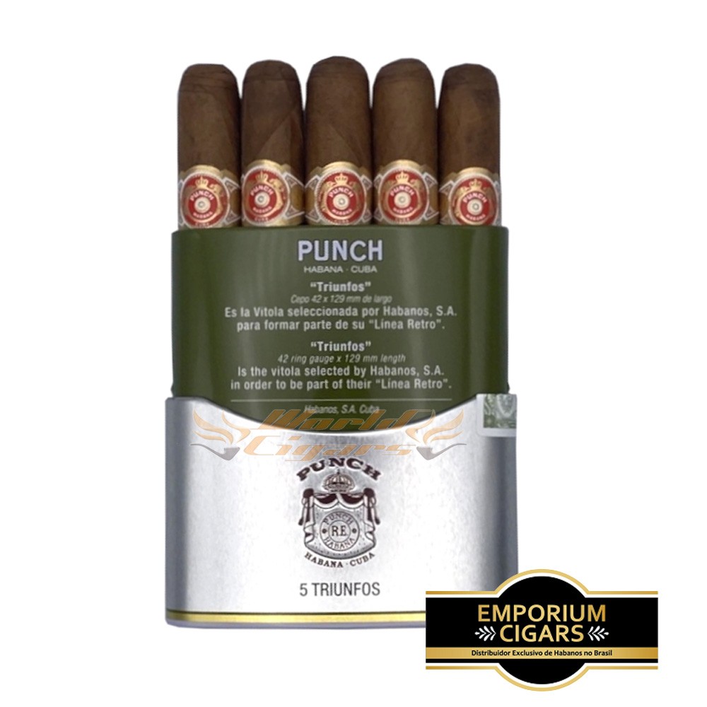 Punch Triunfos - Lata Com 5 | World Cigars Tabacaria e Presentes